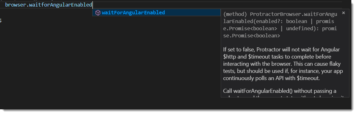 A Complete List Of Different Protractor Browser Commands